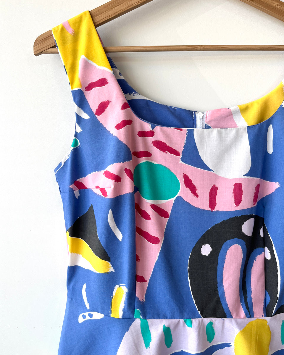 Calypso Dress Vintage Ken Done Flowers By The Sea 10 – Rubyraisin