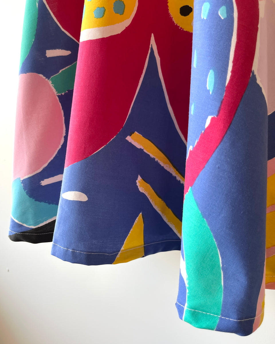 Calypso Dress Vintage Ken Done Flowers By The Sea 10 – Rubyraisin